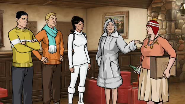 Screencaps of Archer Season 2 Episode 1