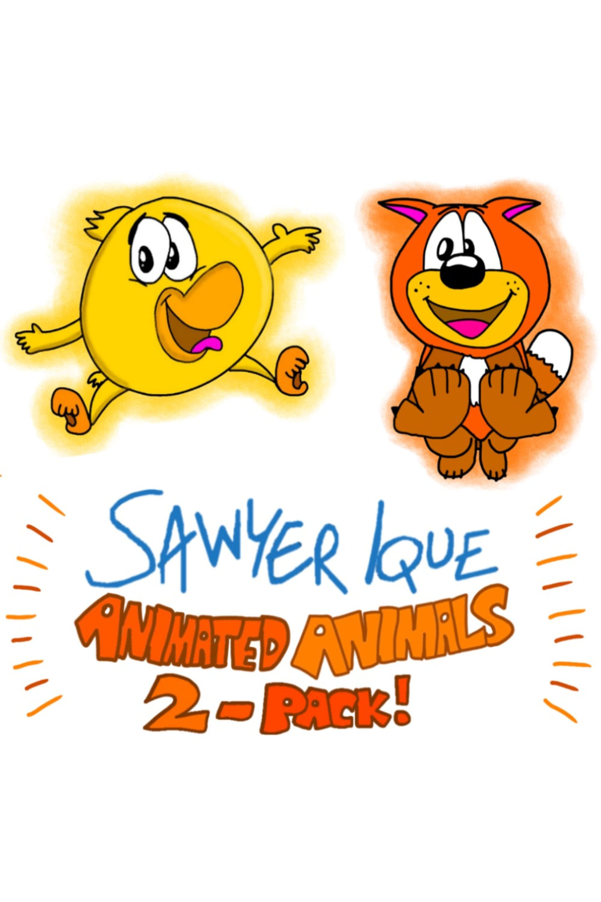 Sawyer Ique: Animated Animals 2-Pack countdown - how many days until ...