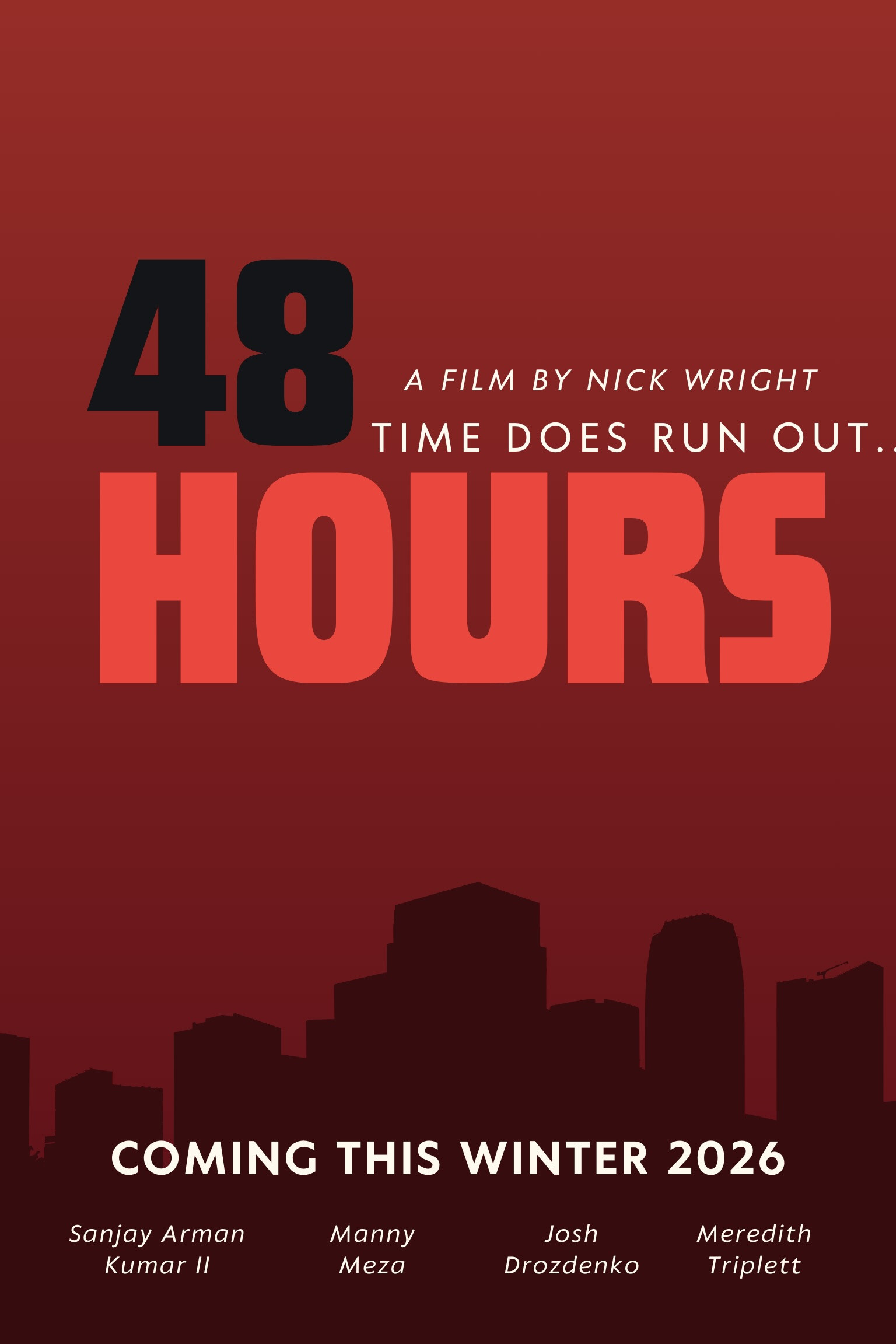48 Hours countdown - how many days until theater release
