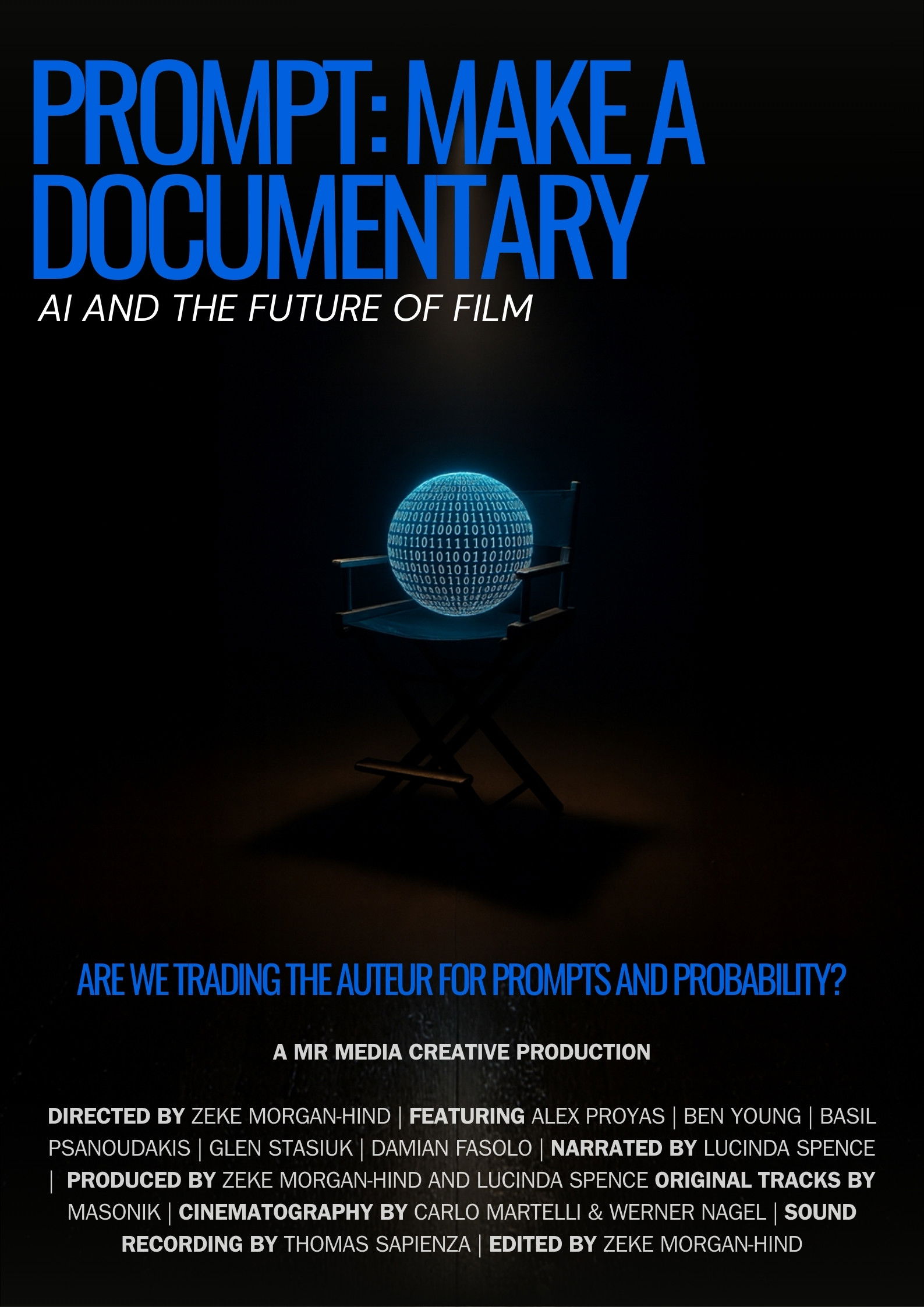 Prompt: Make a Documentary countdown - how many days until theater release